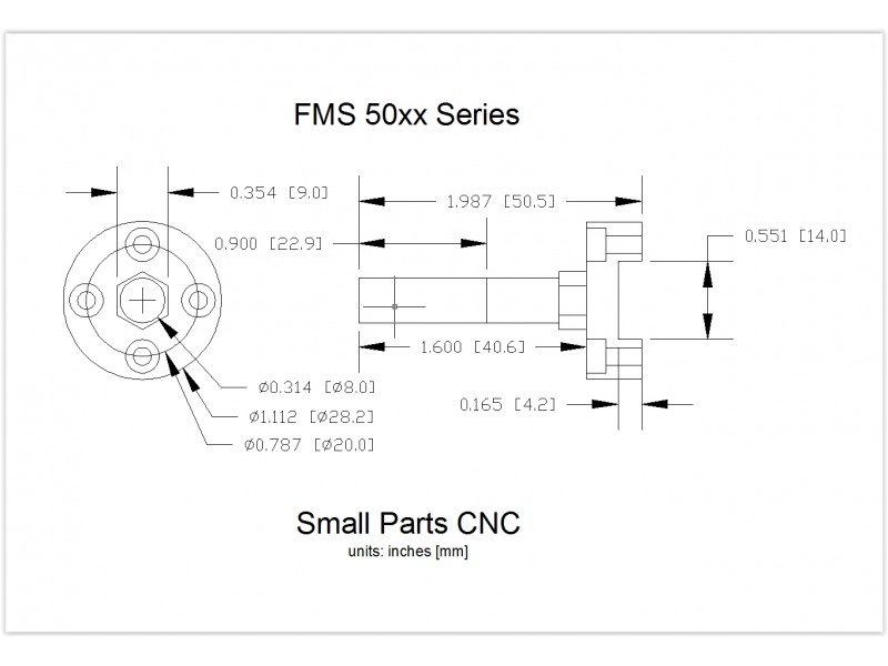 FMS / Airfield Prop Adapter for Turnigy 50xx Series